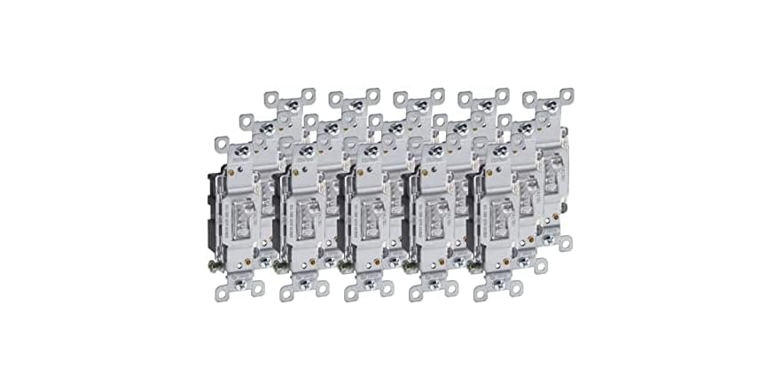 AmazonCommercial Illuminated Toggle Light Switch