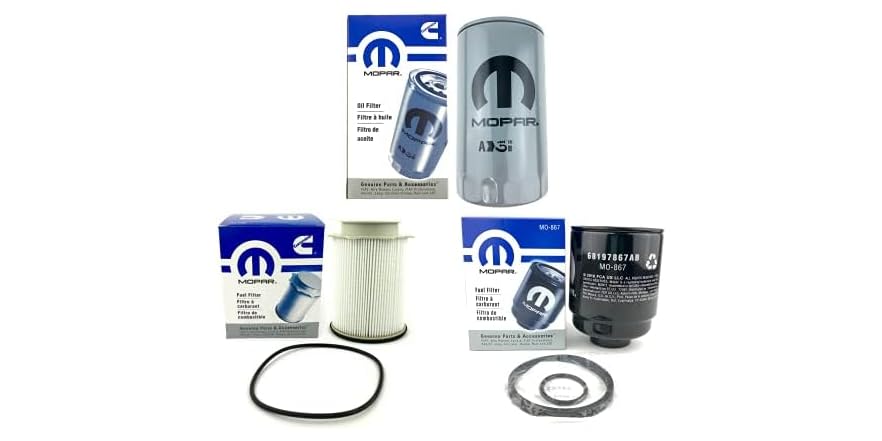 Dodge Ram 6.7L Cummins Diesel Filter Set Mopar OEM (Open Box)