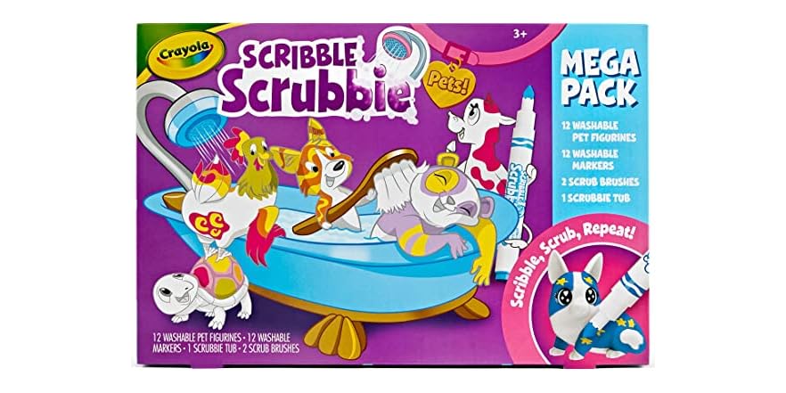 Crayola Scribble Scrubbie Pets Mega Set