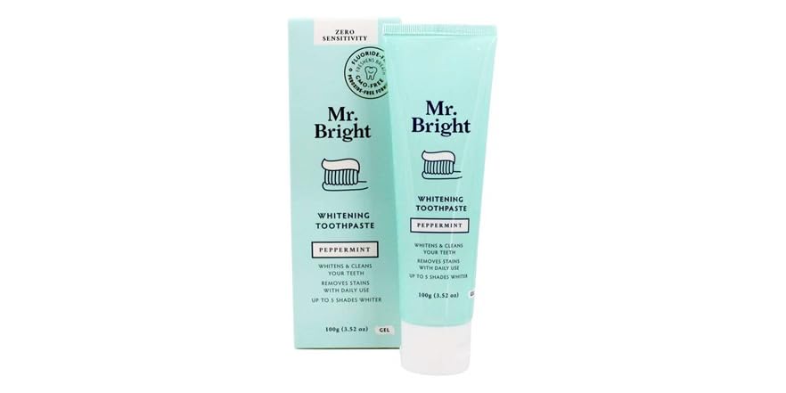 Mr. Bright Whitening Peppermint Toothpaste 2PK