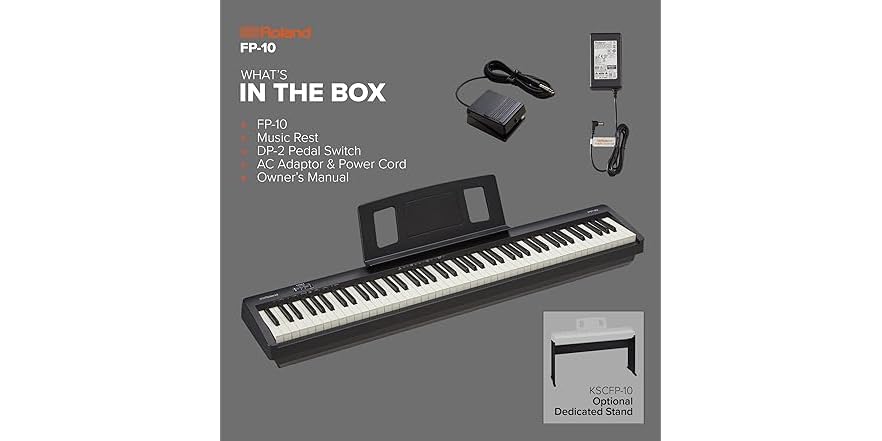 Roland FP-10 88-key Entry Level Keyboard