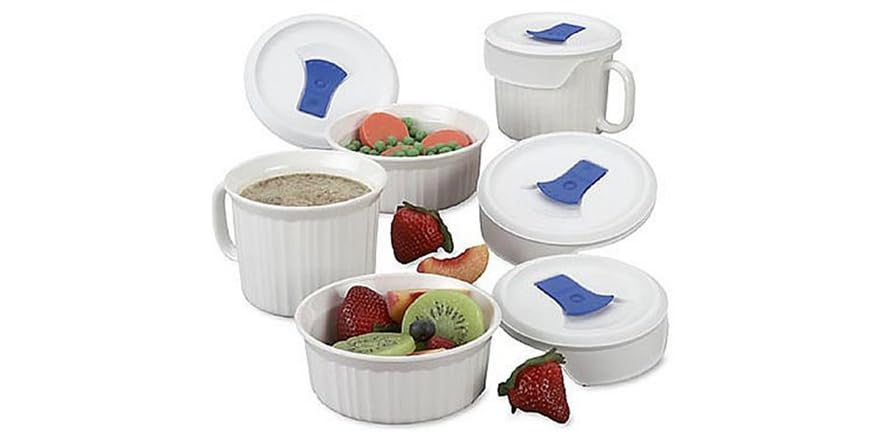 CorningWare Pop-Ins 8 pc Mug/Round Set