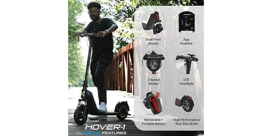 Hover-1 Helios Electric Folding Scooter Refurbished