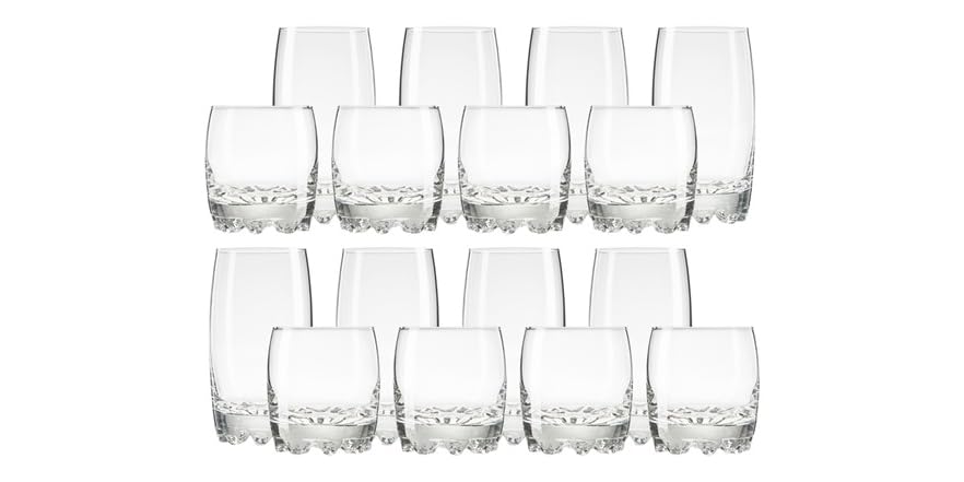 16-Pc Galassia Stackable Glassware Set