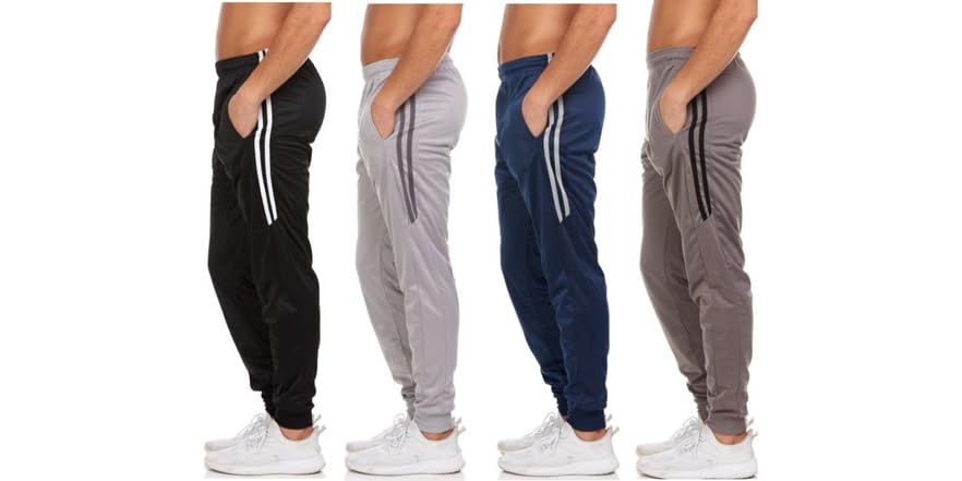 {3PK} Men's Active Tricot Joggers
