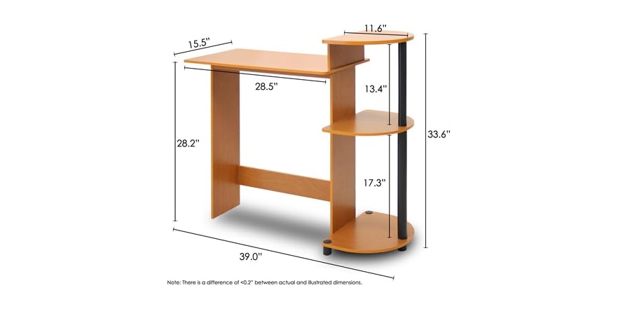 Compact Computer Desk- 3 Colors