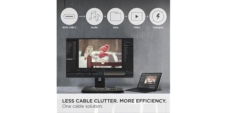 ViewSonic VG245-S Ergonomic 24" Monitor