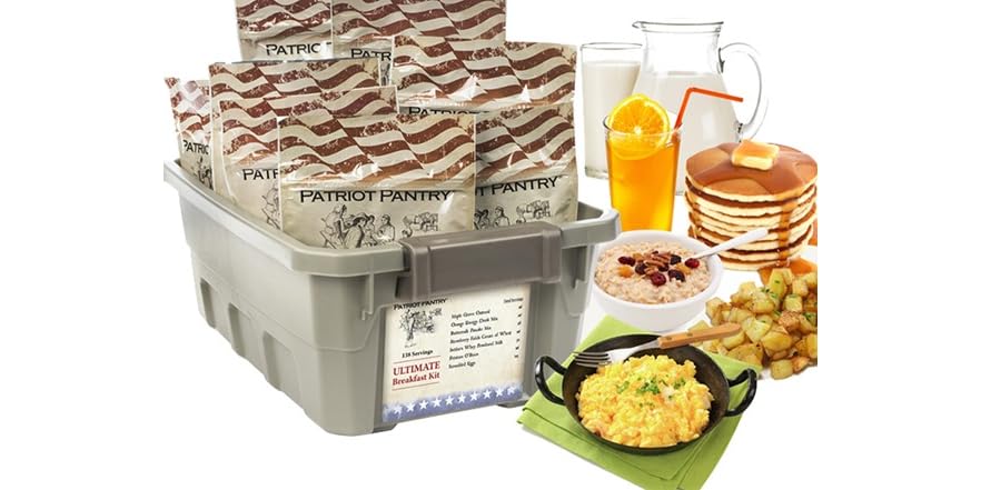 Food, Water, and Pizza Survival Bundles