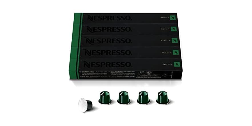 (10 Pack) Nespresso Capsules OriginalLine, Capriccio 100 Count