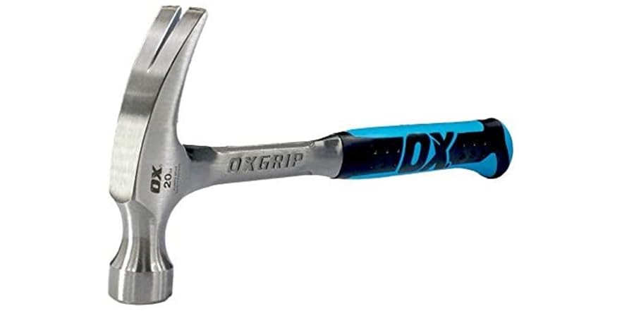 OX Tools 20 oz. Straight Claw Rip Hammer