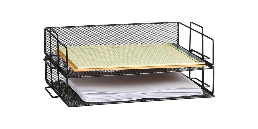 Storageaid 2 Tier Stackable Letter Trays