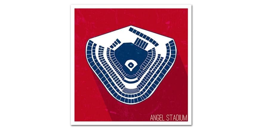 MLB Stadium Seating Map Poster, 2 Sizes