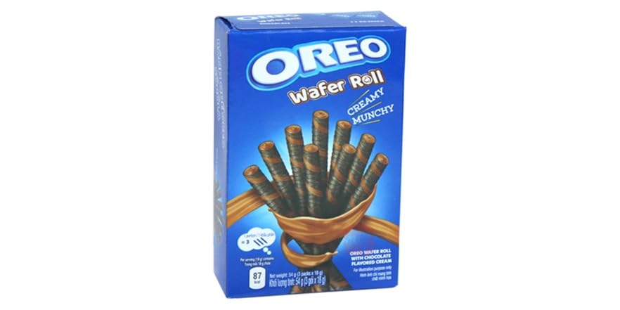 Oreo Wafer Rolls, 20-Pack