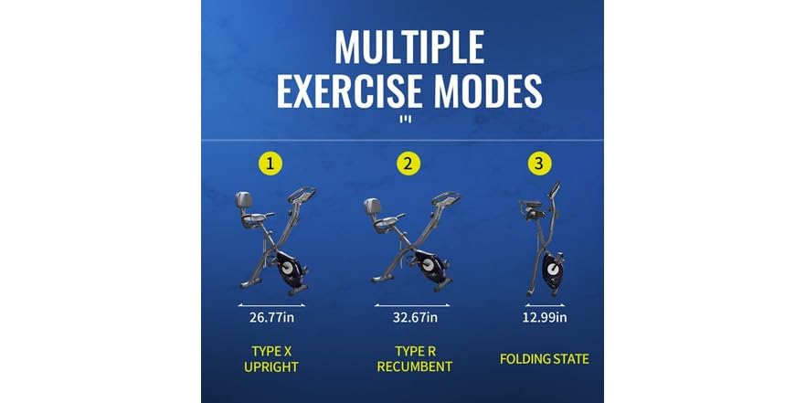 LEIKE X Bike Folding Exercise Bike