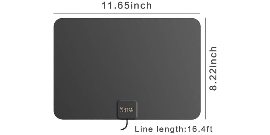 (NEW) ANTAN Indoor Window HDTV Antenna