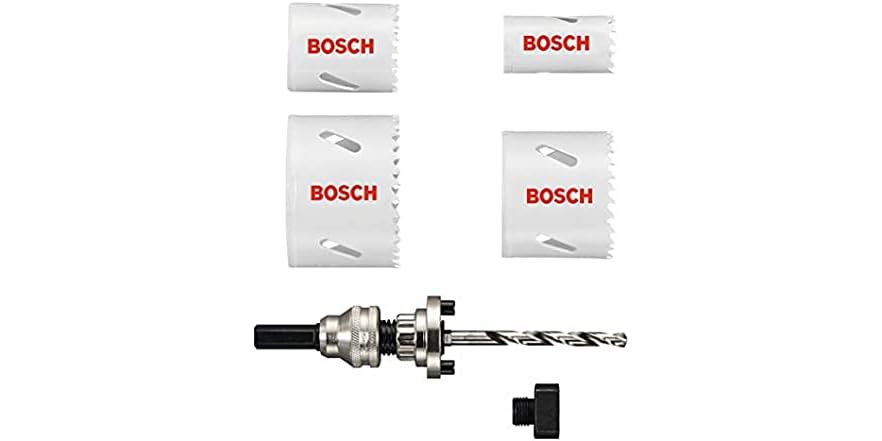 BOSCH 7 pc. SpinLOCK Universal Hole Saw Kit