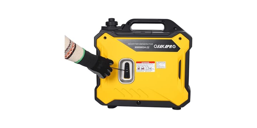 OSAKAPRO 2000W Portable Inverter Generator, Yellow