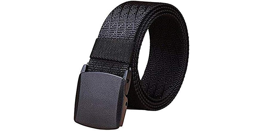 Fairwin Mens Military Tactical Web Belt Black
