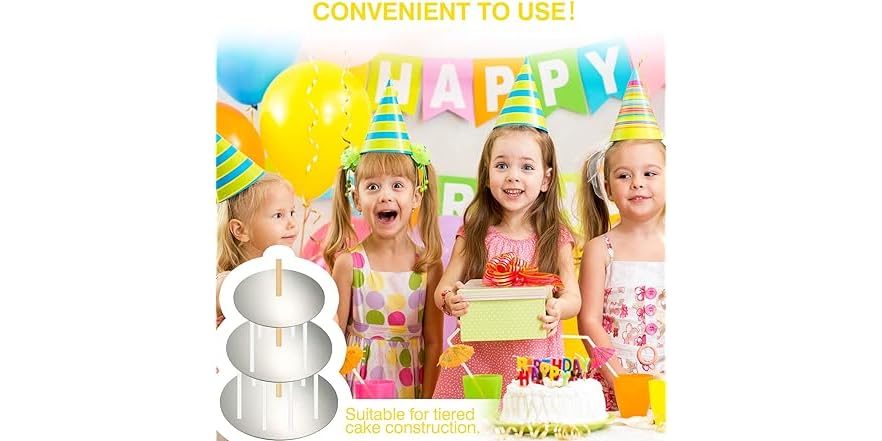 89 Pieces Cake Tier Stacking Kit