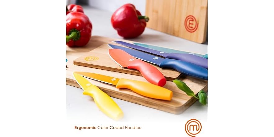 MasterChef Kitchen Knives Set with Cover