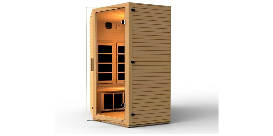 JNH Lifestyles 2-3 Person Corner Infrared Sauna
