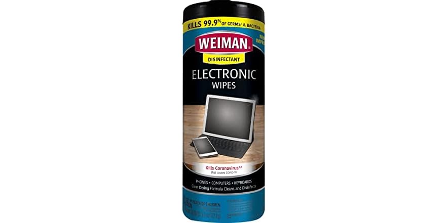 Disinfecting Electronic Cleaning Wipes