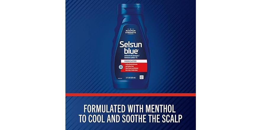 Selsun Blue Dandruff Shampoo Medicated