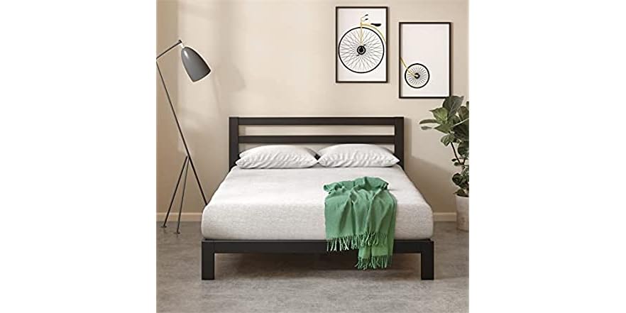 ZINUS Arnav Metal Platform Bed Frame and Headboard