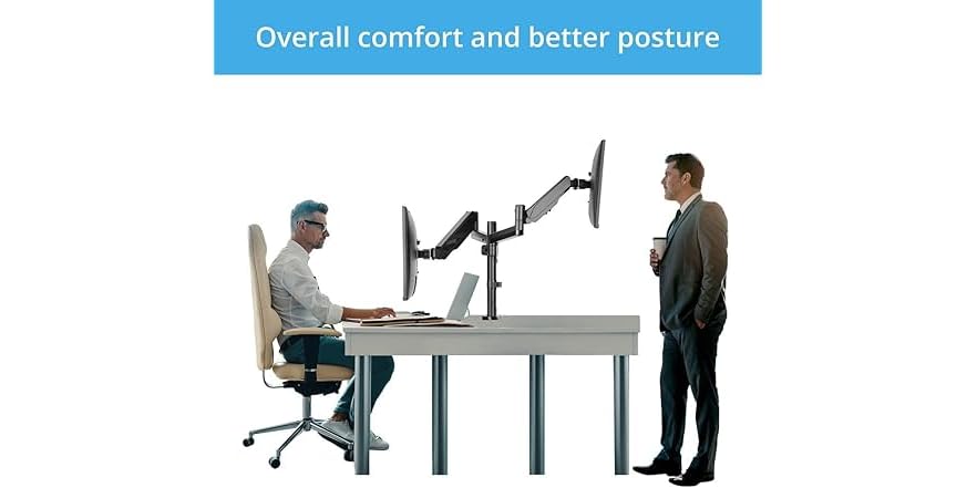 Halter Double Monitor Stand for Desk