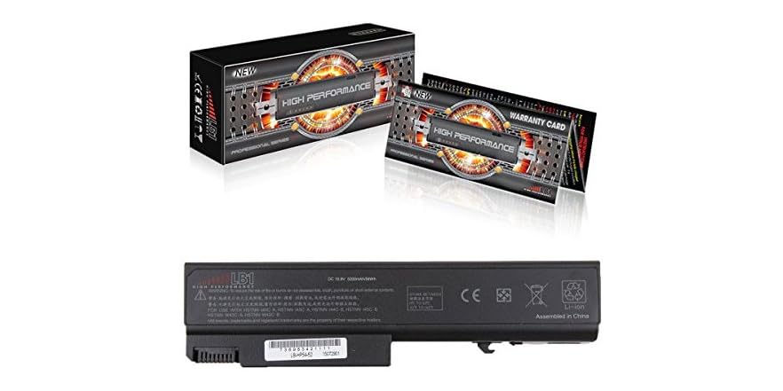 LB1 High Performance 5200mAh/10.8V Battery for HP Compaq 6730b, 6700B ...