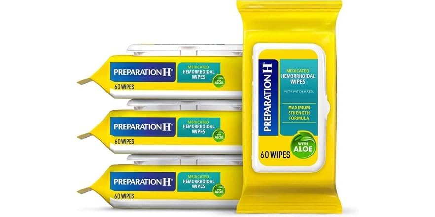 Preparation H Flushable Medicated Wipes