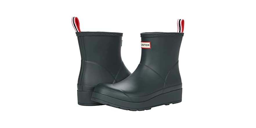 Hunter Play Short Rain Boot Women's Arctic Moss (6)