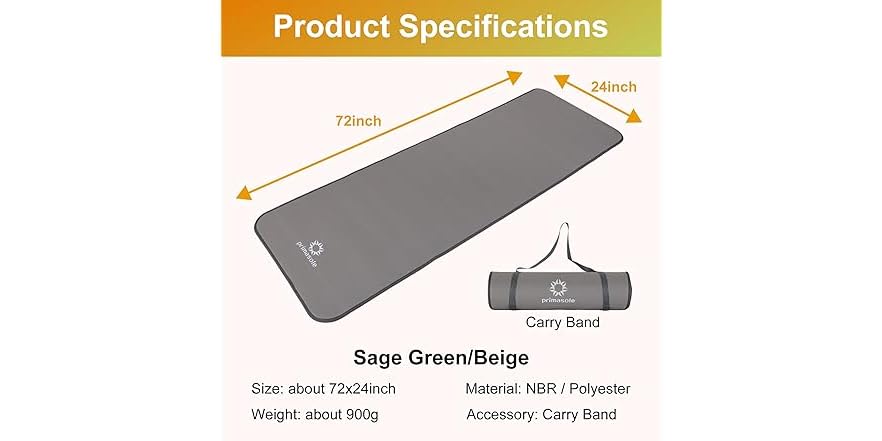 Primasole Mat Edge Guard yoga mats 10 mm
