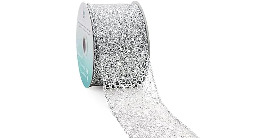 CT CRAFT LLC Sparkling Glitter Mesh Wire