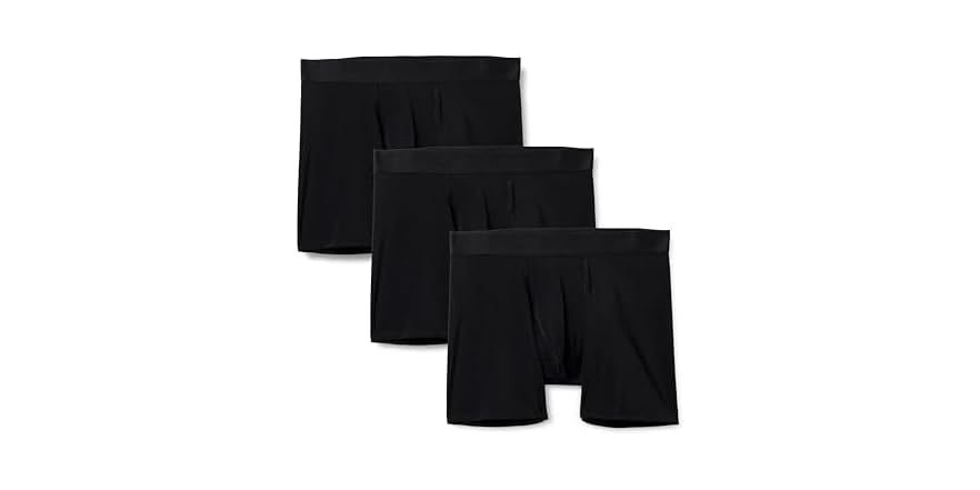 Microfiber Boxer Shorts Underwear, Pack of 3