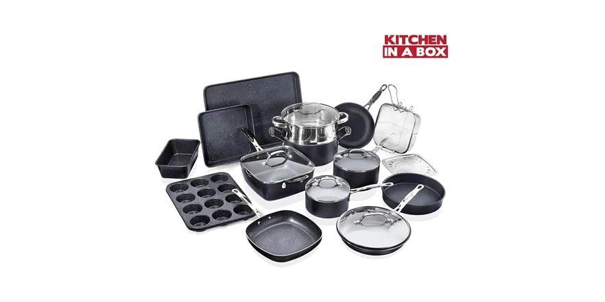 Granite Stone 20- PC Cookware + Bakeware Set