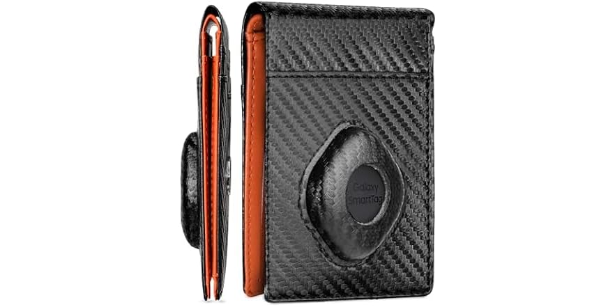 ALPHA PAIR Men's Wallet with Smart Tag