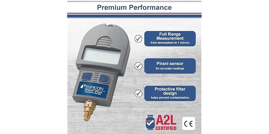 Inficon Pilot Plus, Digital Vacuum Gauge
