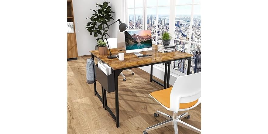 Sweetcrispy Computer Desk Small Office Desk