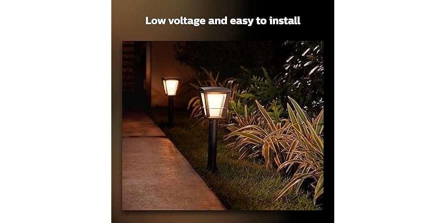 Philips Hue Econic Smart Pathway Light Base Kit