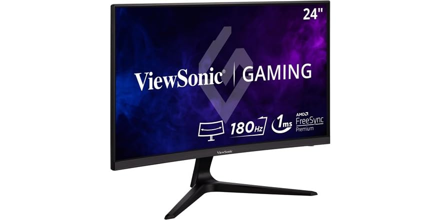 ViewSonic Omni VX2418C 24" Curved Gaming Monitor (S&D)
