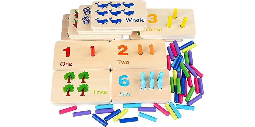 Montessori Number Counting Peg Board