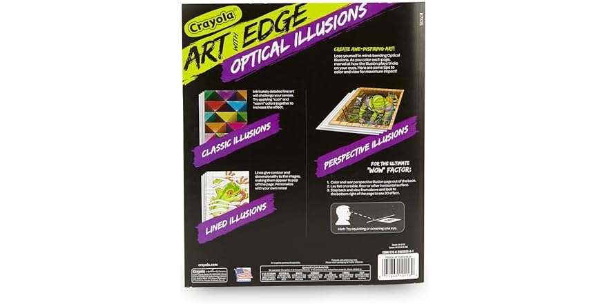 Crayola Art With Edge Optical Illusions Pages