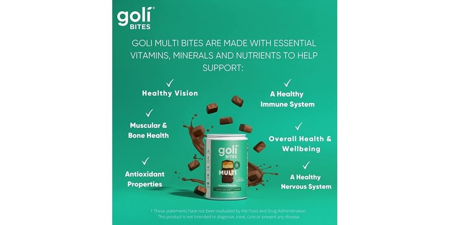 Goli Multi Vitamin Bites, 3-Pack