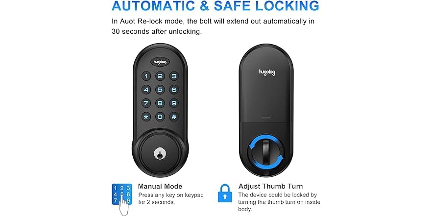 Hugolog HU01 Electronic Deadbolt Door Lock