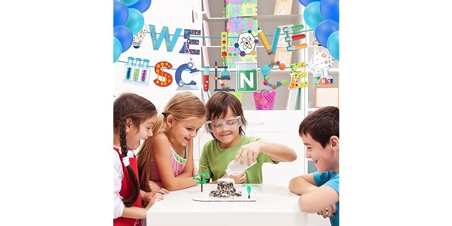 We Love Science Party Decorations 2 Pack