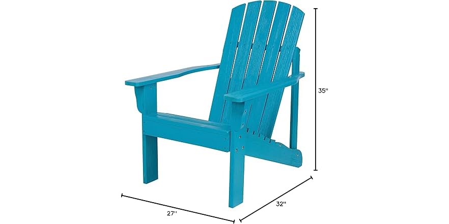 Shine Company Mid-Century Modern Adirondack Chair
