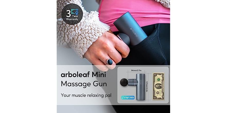 Arboleaf Mini Massage Gun (Open Box)