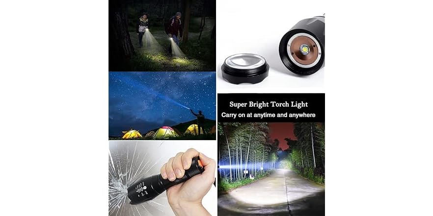 Miular Military Grade Flashlight 2 Pack