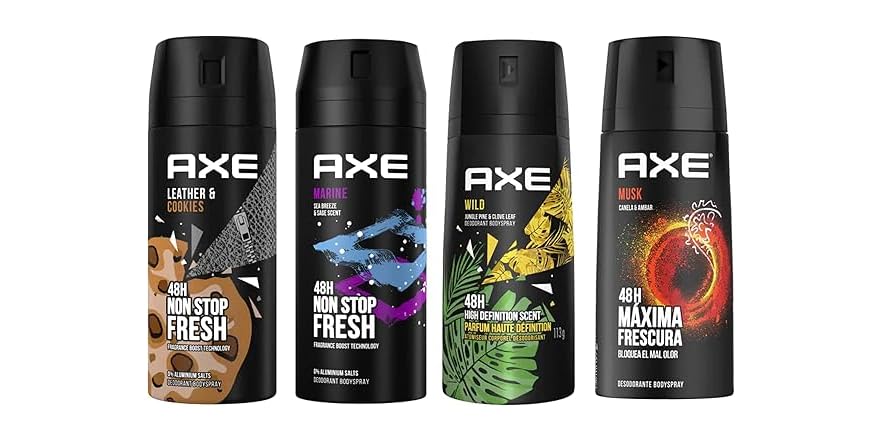 (12 pk) AXE Body Spray Deodorant Anti-Perspirant
